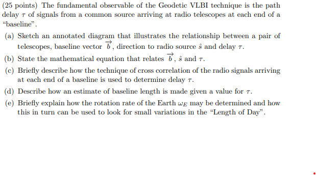 Solved (25 points) The fundamental observable of the | Chegg.com