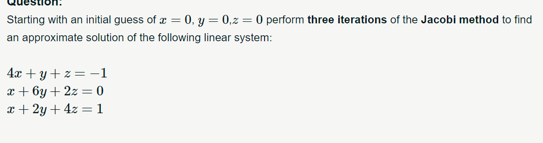 Solved Show me the steps to solve, Starting with an initial | Chegg.com
