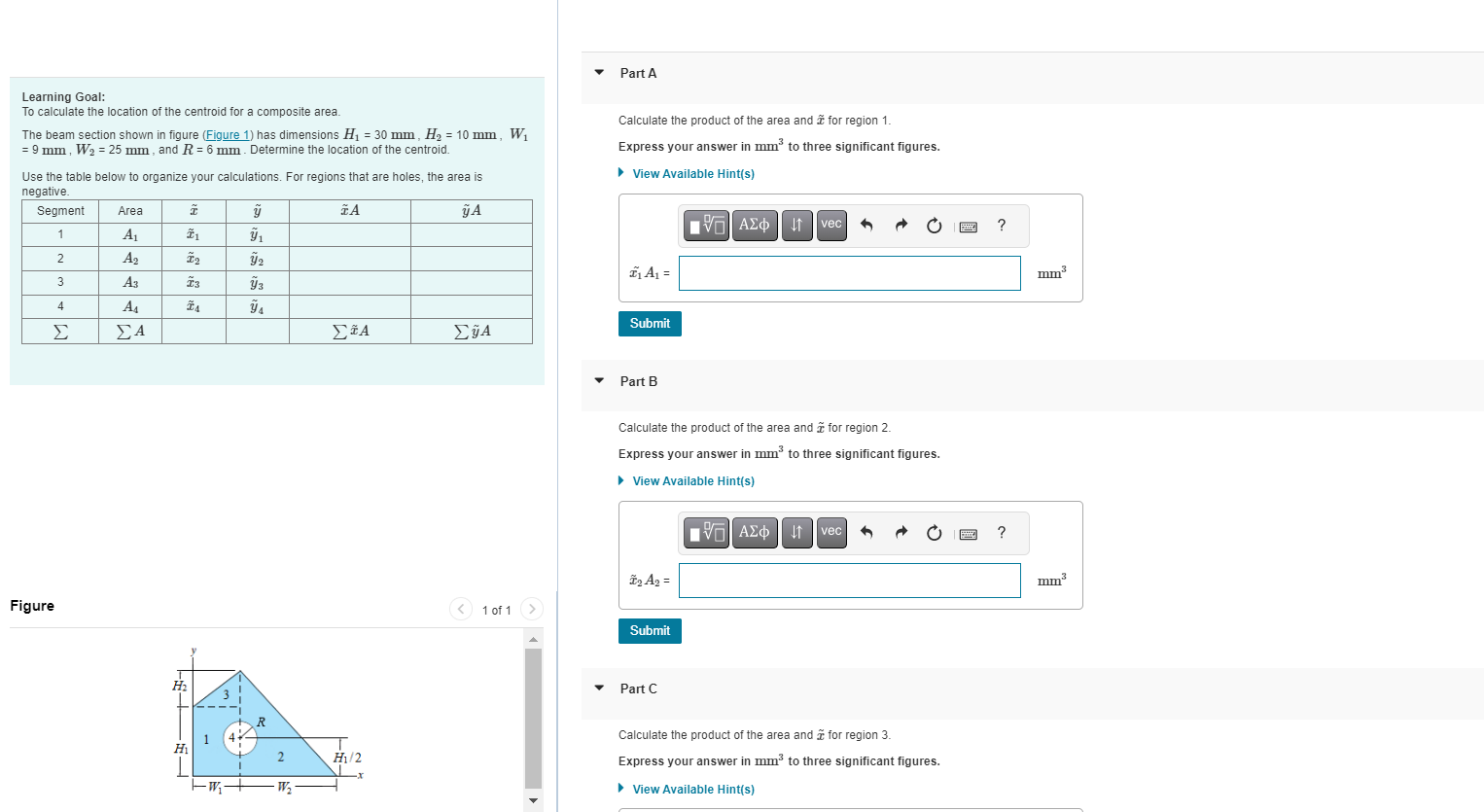 Solved Learning Goal: To calculate the location of the | Chegg.com