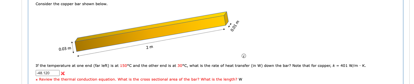Solved Consider the copper bar shown below.Consider the | Chegg.com