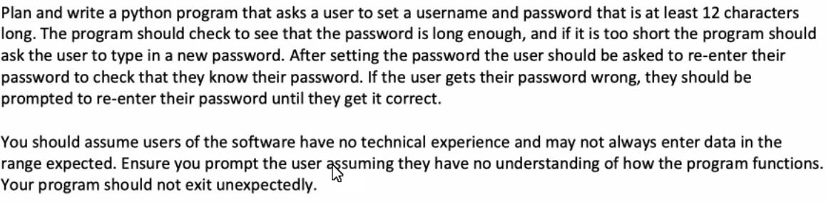 Solved Plan and write a python program that asks a user to | Chegg.com