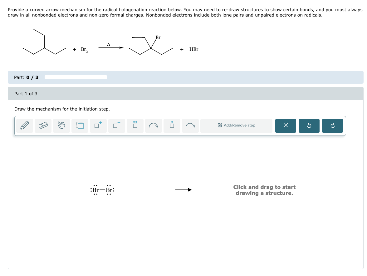Solved Provide a curved arrow mechanism for the radical | Chegg.com
