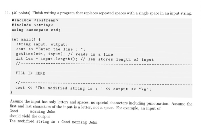 Solved Please fill in the code as shown in the template. Do | Chegg.com
