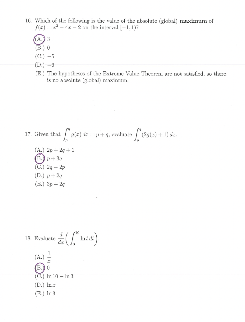 Solved Which of the following is the value of the absolute | Chegg.com