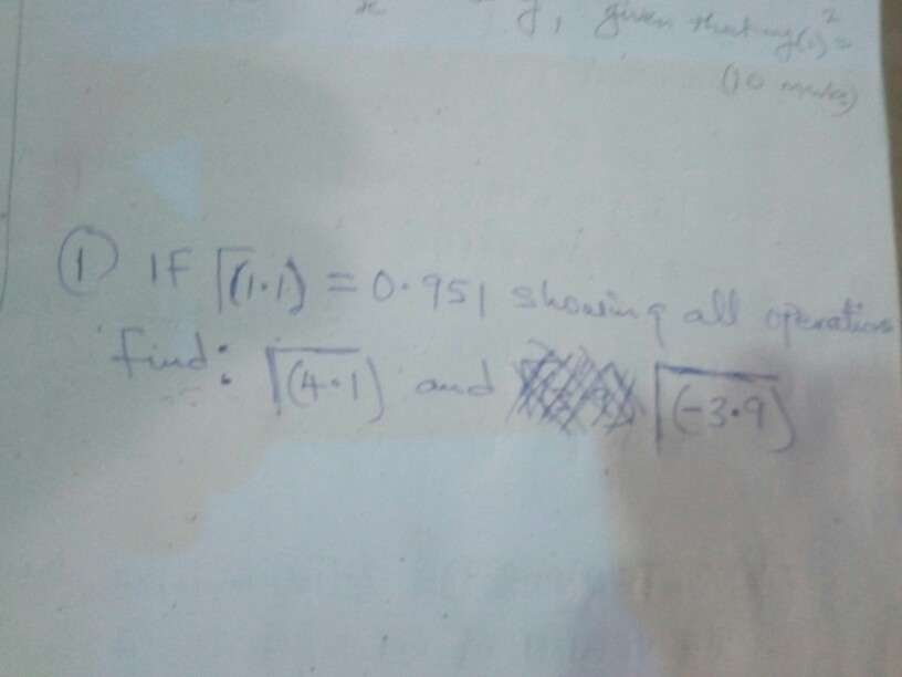 Solved 00 miles IF (1.1) = 0.951 showing all operations | Chegg.com