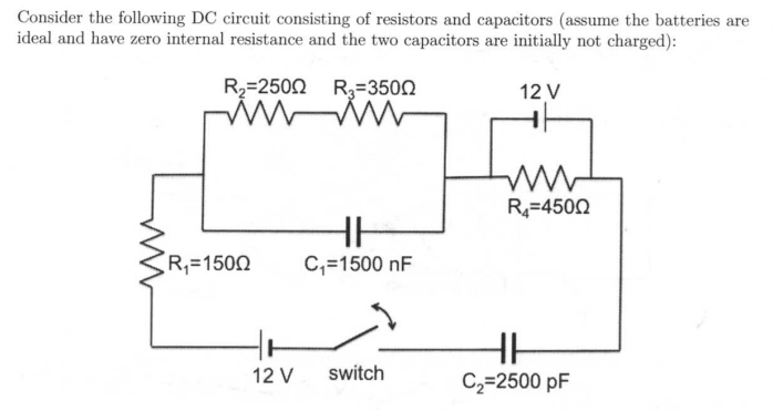 Solved Consider the following DC circuit consisting of | Chegg.com