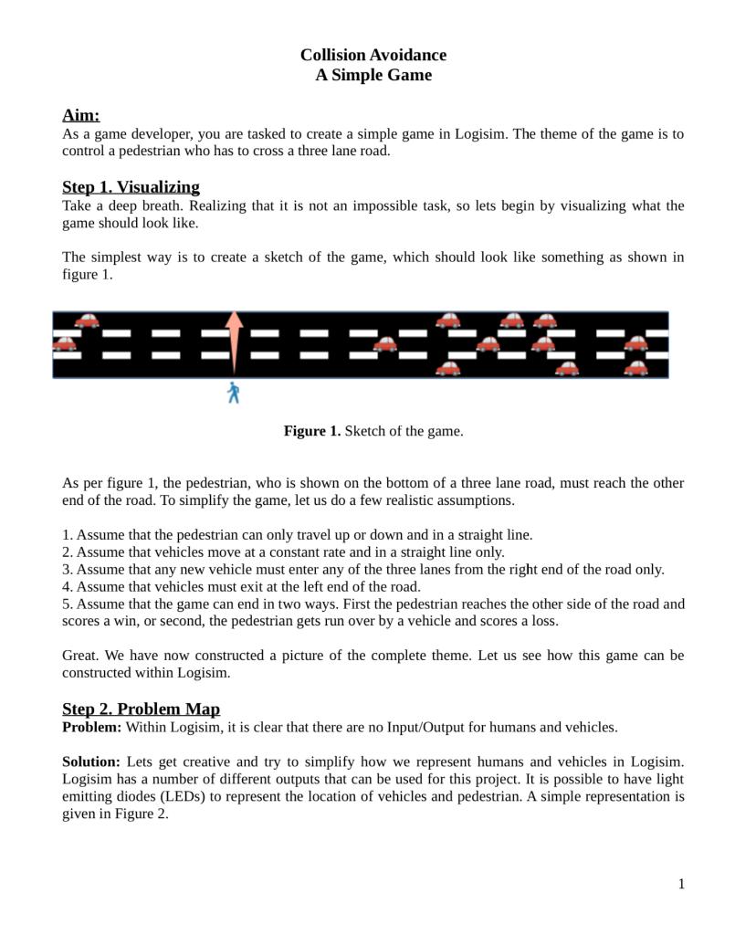 Solved Collision Avoidance A Simple Game Aim: As a game | Chegg.com