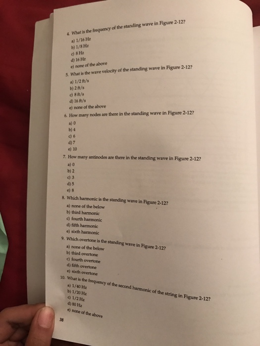 Solved Exercises wave of a string tied down at x 0 and x- 10 | Chegg.com