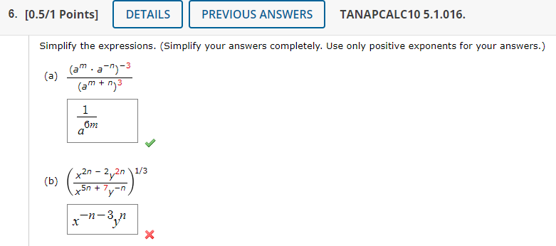 Solved Simplify the expressions. (Simplify your answers | Chegg.com