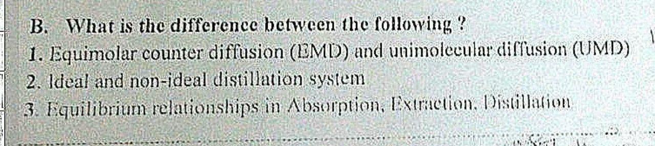 Solved B. What is the difference between the following ? 1. | Chegg.com