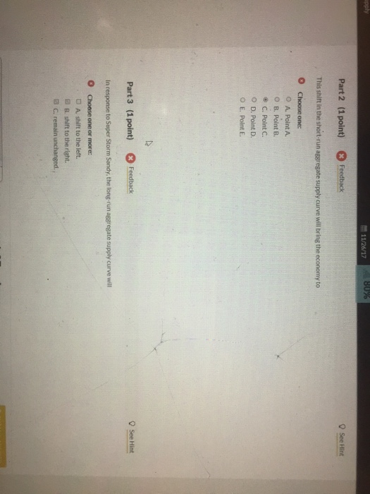 Solved Part 1 (1 point) See Hint Consider the graph below. | Chegg.com Solved Part 1 (1 point) See Hint Consider the graph below. | Chegg.com