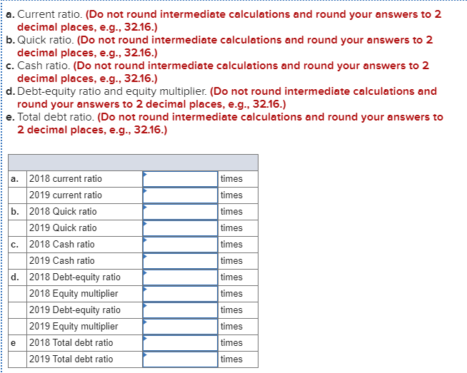 Solved 2019 2018 2019 2018 Assets Current Assets Cash Chegg