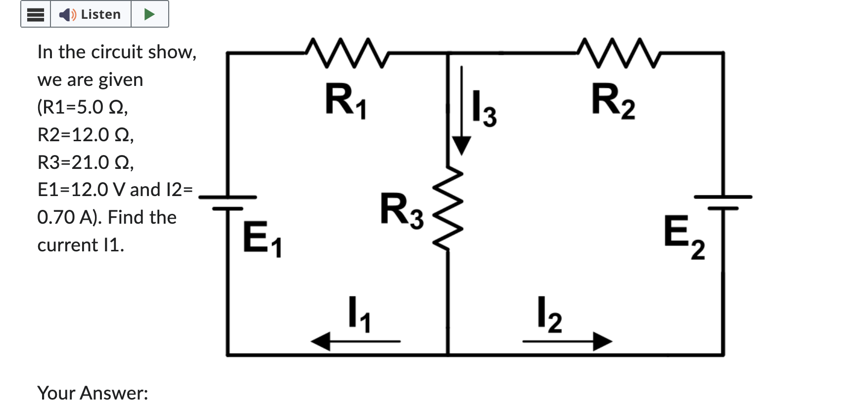 Solved In the circuit show, we are given | Chegg.com