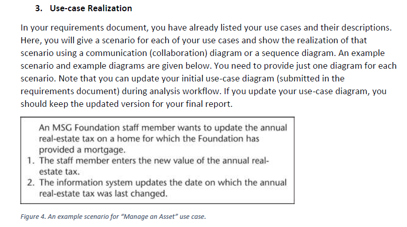 Solved 3. Use-case Realization In your requirements | Chegg.com