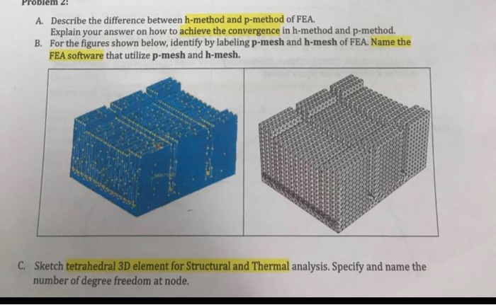 Solved Problem 2 Describe the difference between h-method | Chegg.com