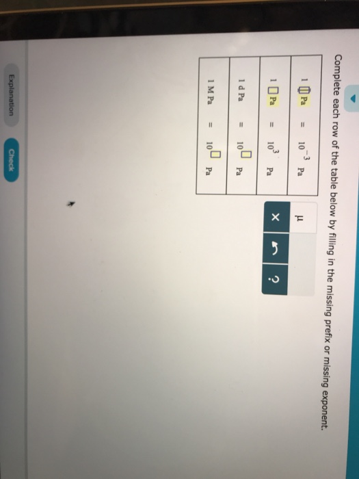 Solved Complete each row of the table below by filling in | Chegg.com