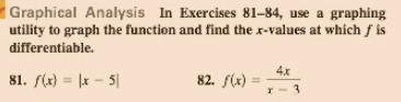 Solved Graphical Analysis In Exercises 81-84, use a graphing | Chegg.com