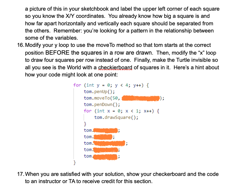 Solved Part A: Building a text-based checkerboard 1. A | Chegg.com
