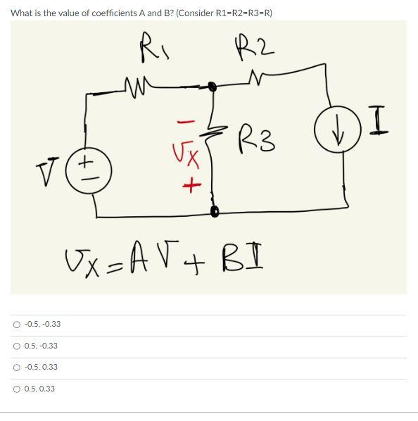 Solved vx=AV+BI | Chegg.com