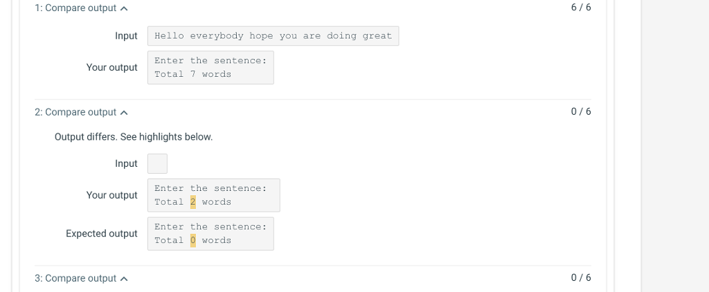 Solved PYTHON 3 Write a program that will take a sentence | Chegg.com