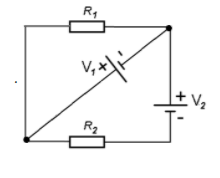 Solved In this circuit, V1 = 30V, V2 = 20V, R1 = 100 Ohms, | Chegg.com