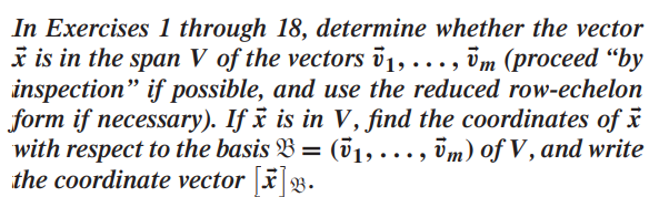 Solved In Exercises 1 through 18 , determine whether the | Chegg.com