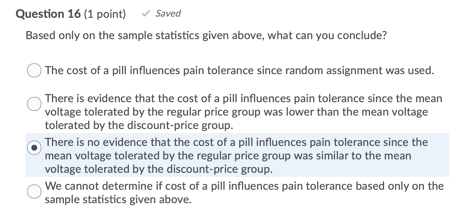 Solved Question 13 (1 point) Saved Researchers randomly | Chegg.com