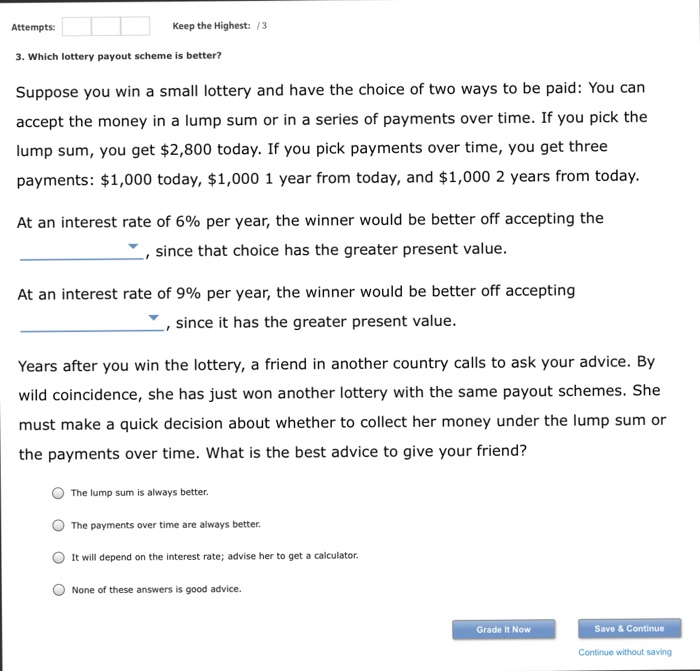 Solved Keep the Highest /4 Attempts: 1. Future and present | Chegg.com