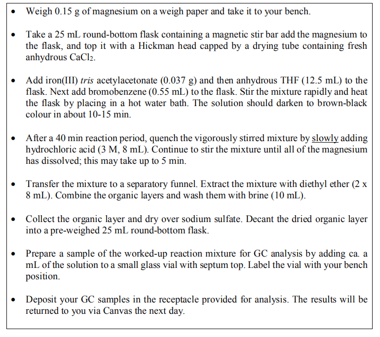 Solved 1. Use ChemDraw to write an overall scheme | Chegg.com