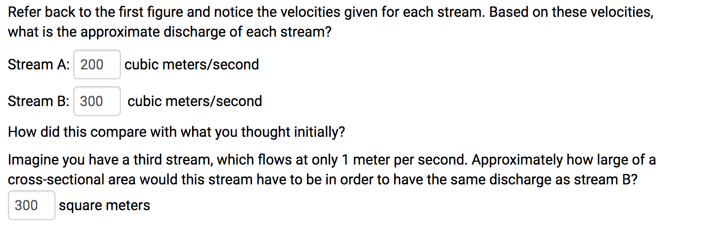 Solved 1 square = 1 square meter Stream A Velocity: 10 | Chegg.com