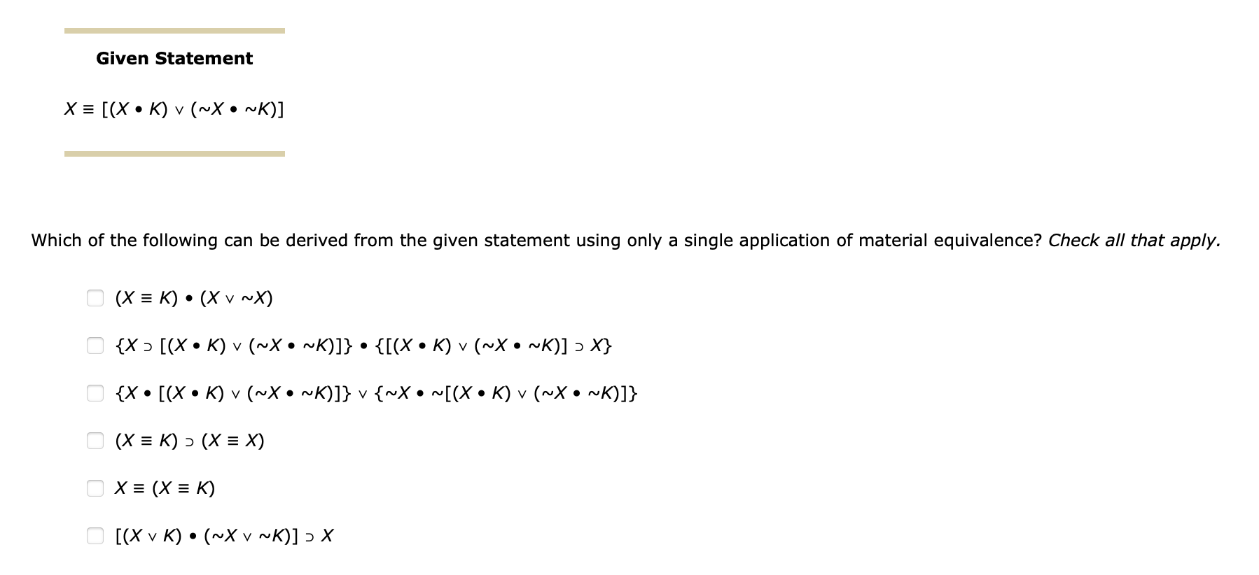 Solved 3. Rules of Replacement - Material Equivalence | Chegg.com