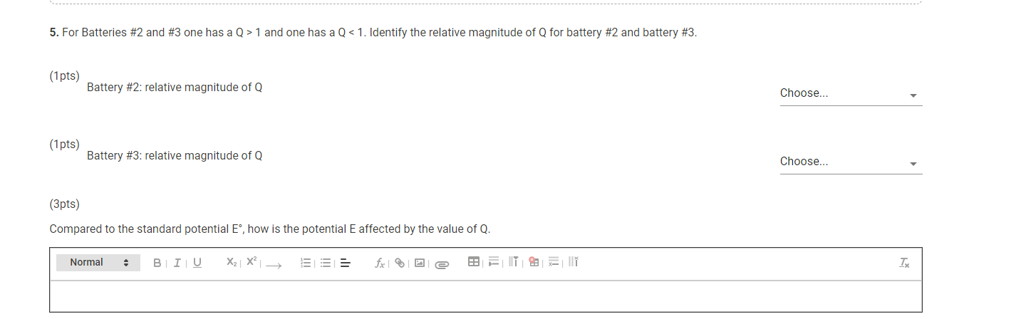 Solved Part I Data Summary (1pt) Battery #1: Anode | Chegg.com