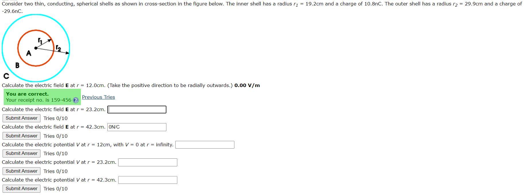 Solved Consider two thin, conducting, spherical shells as | Chegg.com