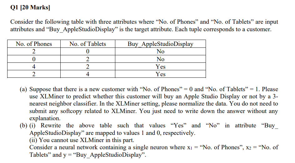 Solved Consider the following table with three attributes | Chegg.com
