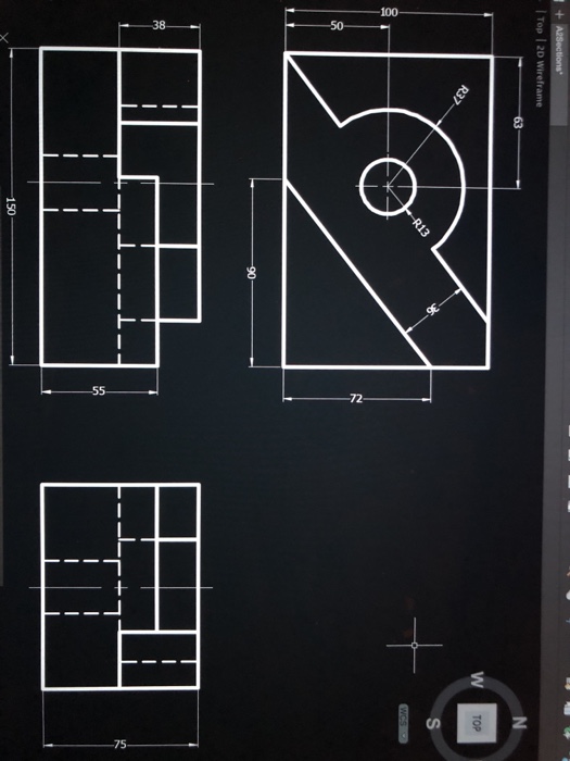 Solved Draw the object as isometric and, Add a cutting plan | Chegg.com