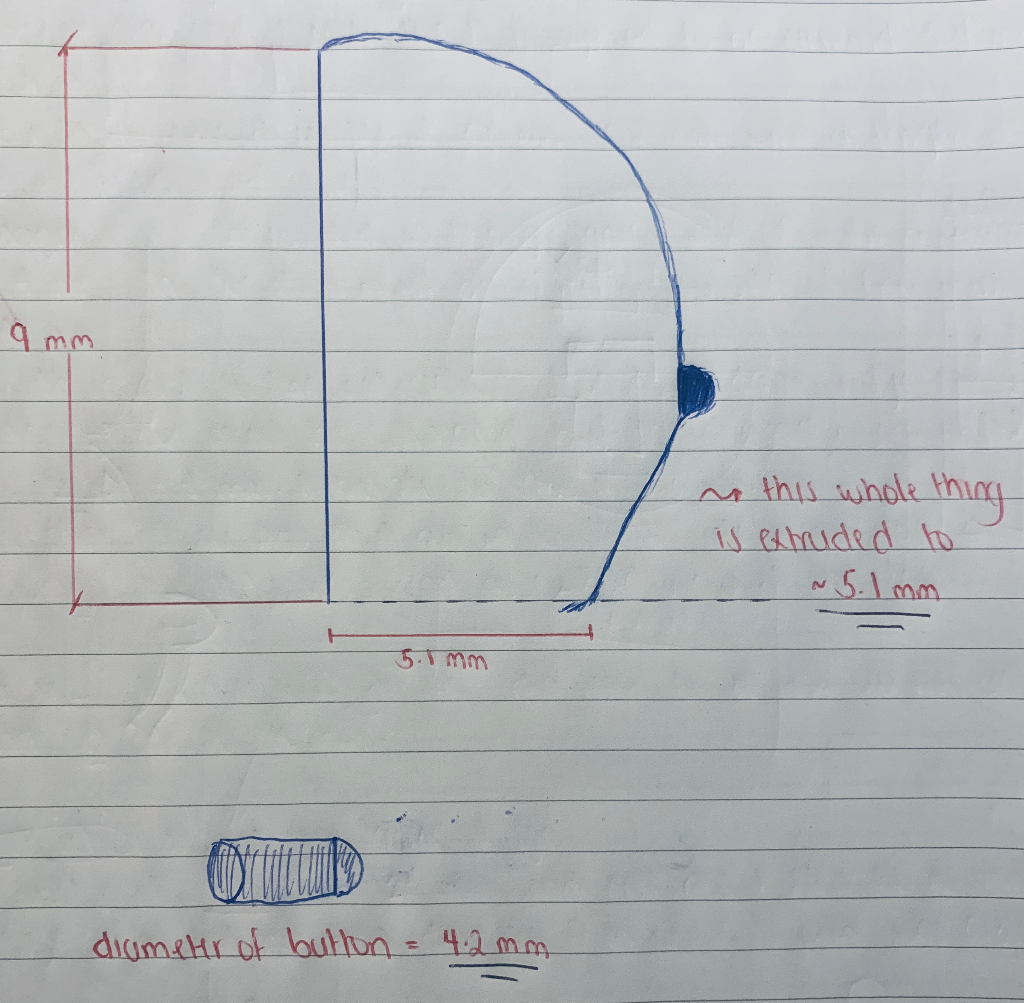 I'm trying to create a model of a push button device | Chegg.com