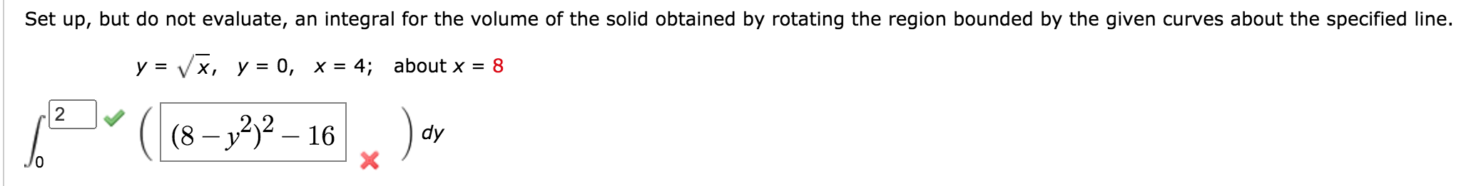 Solved Set up, but do not evaluate, an integral for the | Chegg.com