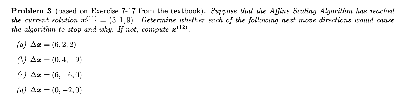 = Problem 3 (based on Exercise 7-17 from the | Chegg.com