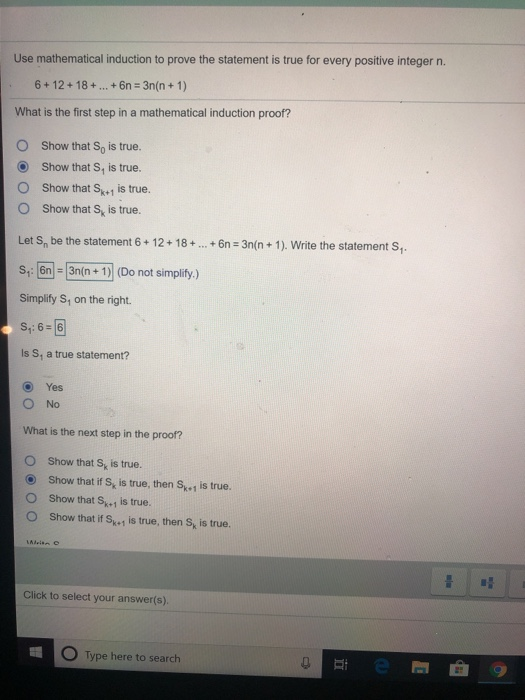 Solved Use mathematical induction to prove the statement is | Chegg.com