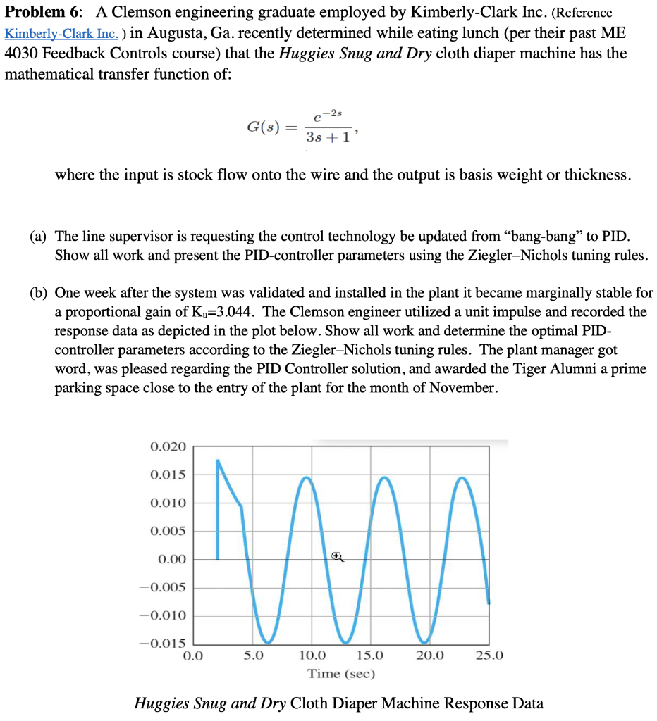 Problem 6: A Clemson engineering graduate employed by | Chegg.com