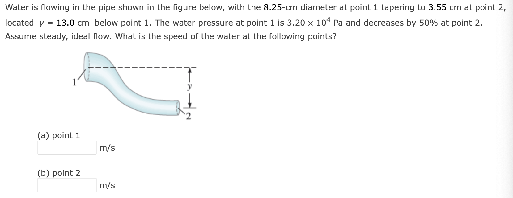 Solved Water is flowing in the pipe shown in the figure | Chegg.com