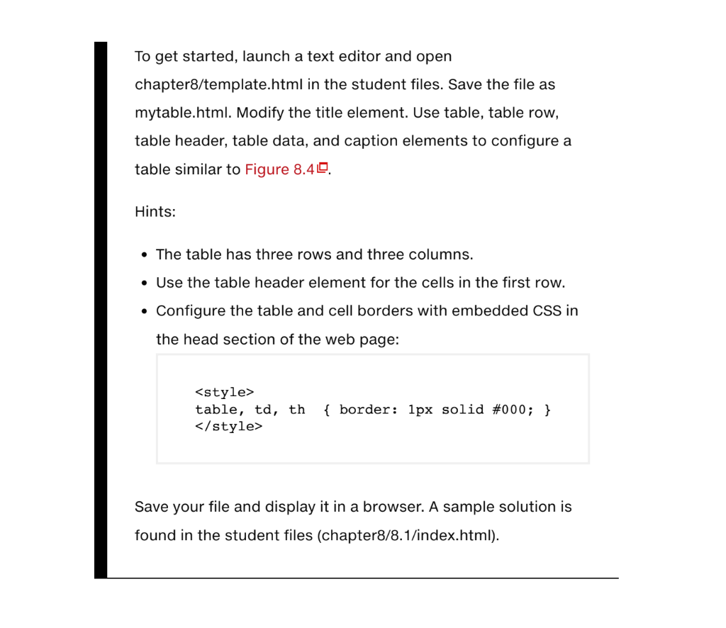 Solved In this Hands-On Practice, you will create a web page | Chegg.com