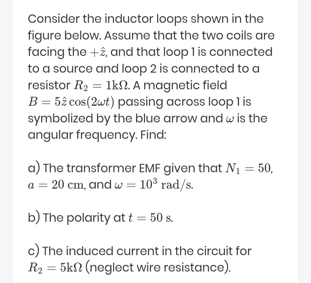 Solved Consider the inductor loops shown in ﻿thefigure | Chegg.com