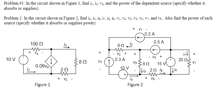 Solved 'Electric circuit analysis' probs Need steps with | Chegg.com