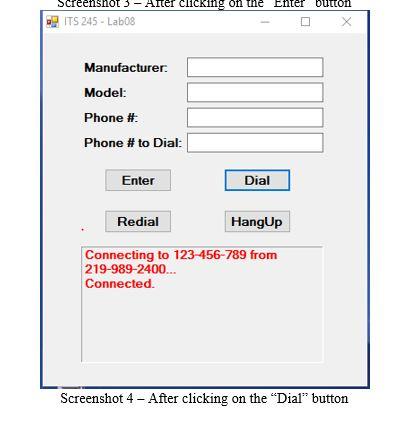 Solved ITS 245 - Integrative Programming Lab 08 - First GUI | Chegg.com