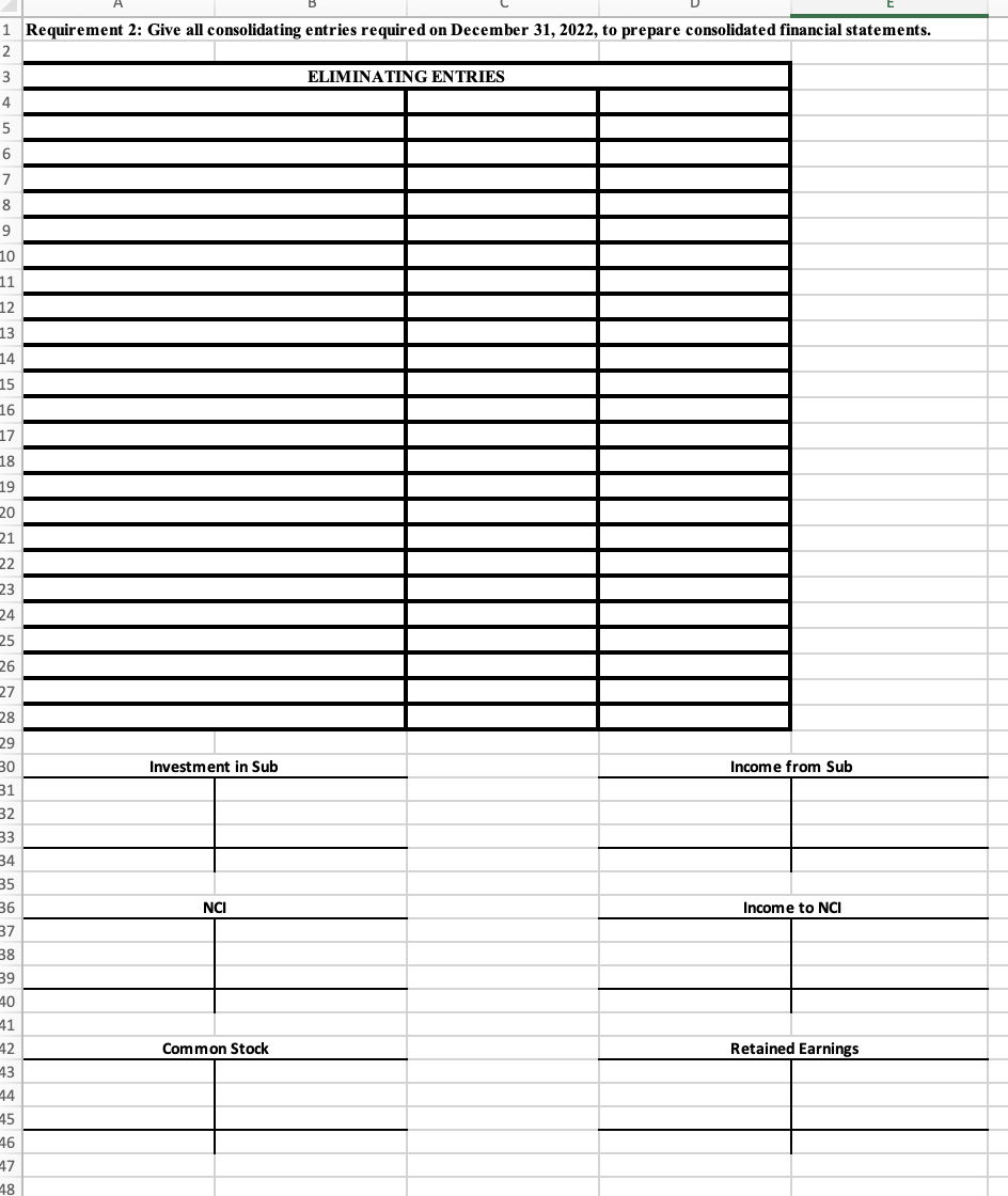 Solved Consolidated Worksheet at End of the Second Year of | Chegg.com