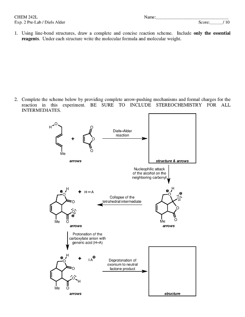Diels Alder Mechanism Arrow Pushing