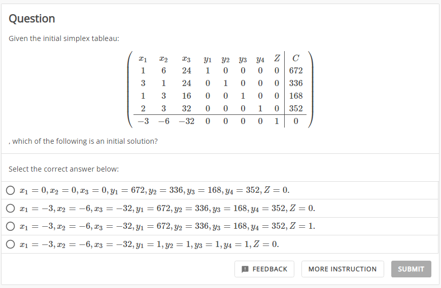 Solved Rewrite The Following Linear Programming Problem 5417