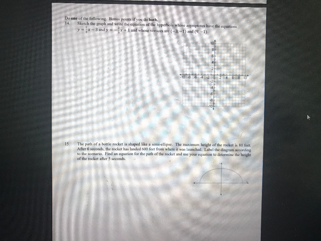 Solved Do one of the following. Bonus points if you do both. | Chegg.com