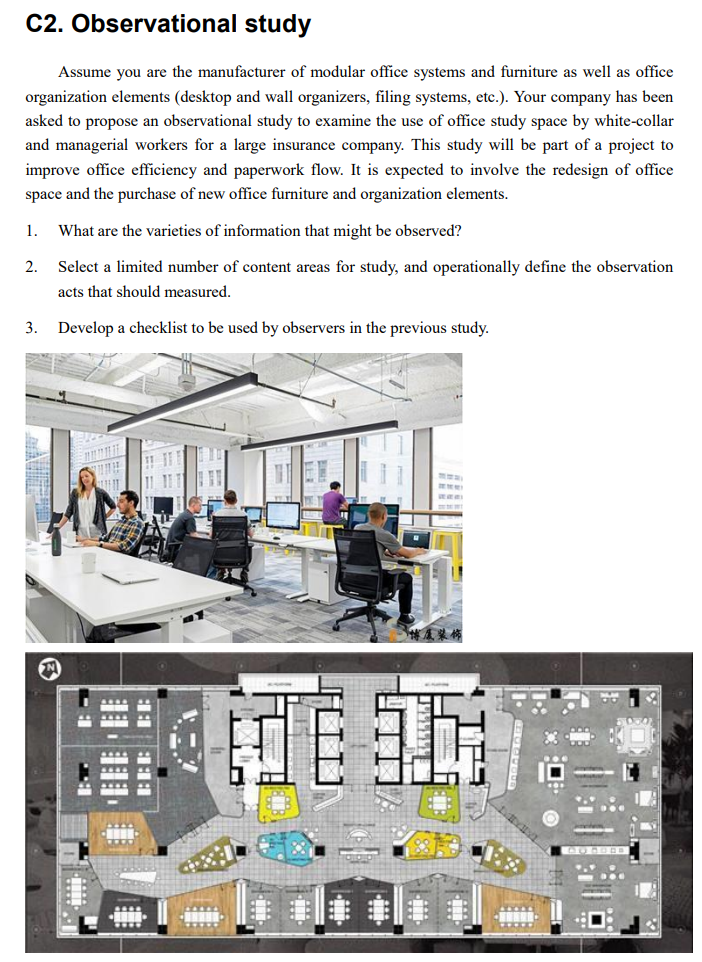 Solved C2. Observational study Assume you are the | Chegg.com
